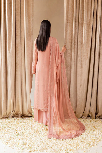 FARASHA - 3 PC UNSTITCHED SUIT - PINK ROSA – Imagination